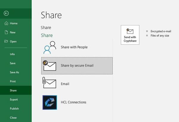 CSOCurrent en:Office Send via Cryptshare – Cryptshare Documentation